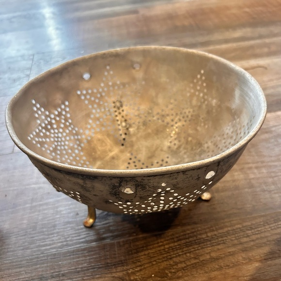 unbranded | Kitchen | Vintage Aluminum Colander 7 Star Pattern Strainer ...